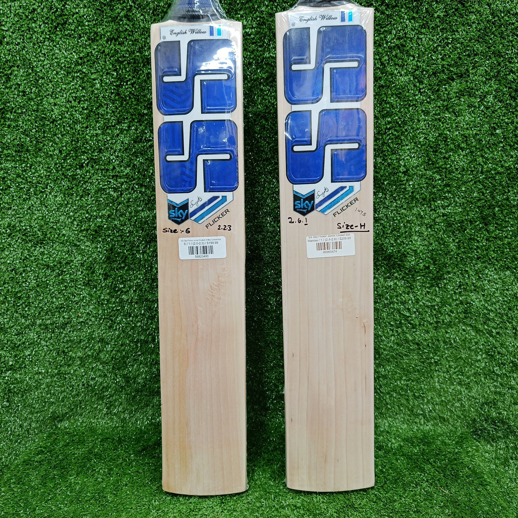 SS Sky Flicker Junior English Willow Cricket Bat